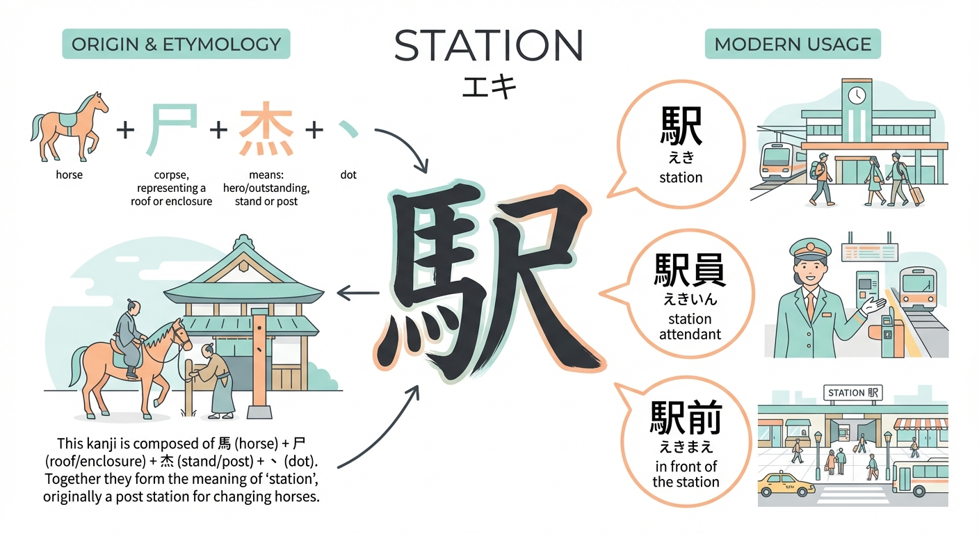 漢字 Kanji Palace - Master Kanji Through Visual Memory